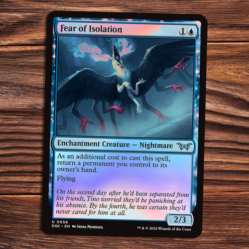 Fear of Isolation - FOIL - Duskmourn - Magic the Gathering | eBay