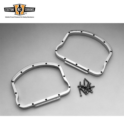 Chrome Panhead Valve Cover Rocker D-Rings W/ Screws Fit For Harley FL ...