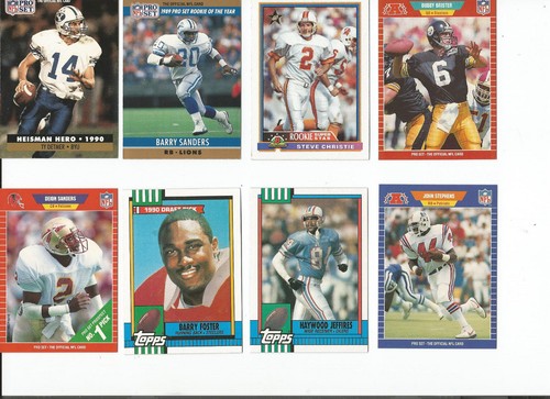 8 FB ROOKIES: DETMER SANDERS BRISTER JEFFIRES CHRISTIE STEPHENS SANDERS ...