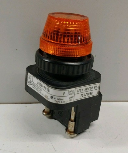GUARANTEED GOOD! ALLEN-BRADLEY 120V AMBER PILOT LIGHT 800H-PR16 | eBay