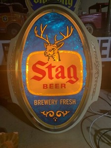 Stag Beer Sign In other Collectible Beer Signs & Tins for sale | eBay