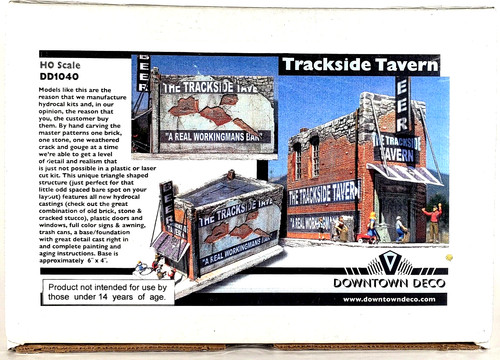 Downtown Deco HO Scale Trackside Tavern Building Kit Most Realistic You ...