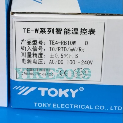 TE4-RB10W Intelligent Temperature Control Meter TOKY Temperature ...