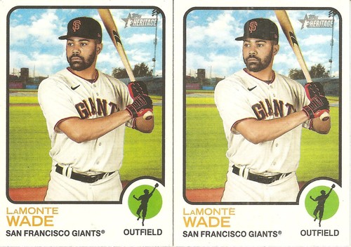 2 CARD 2022 TOPPS HERITAGE LaMONTE WADE BASEBALL CARD LOT #359 | eBay