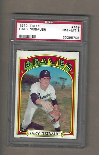 1972 TOPPS GARY NEIBAUER # 149 PSA 8 | eBay