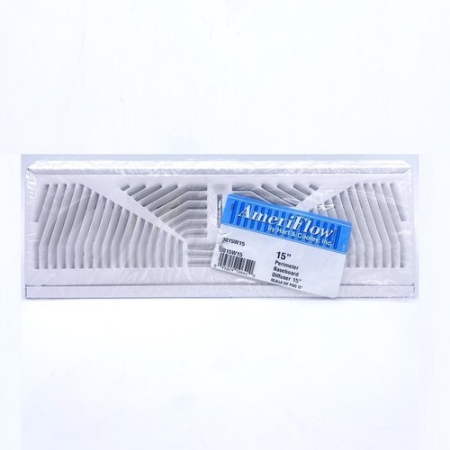AmeriFlow - 15 Perimeter Baseboard Diffuser - White | eBay