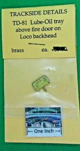 Trackside Details G scale #81 Lube/Oil Tray , Brass - Details Below | eBay