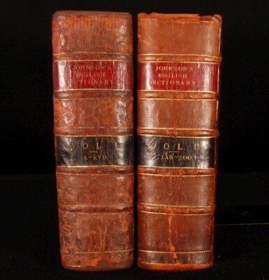 Samuel Johnson Dictionary in Antiquarian and Collectable Books for sale ...
