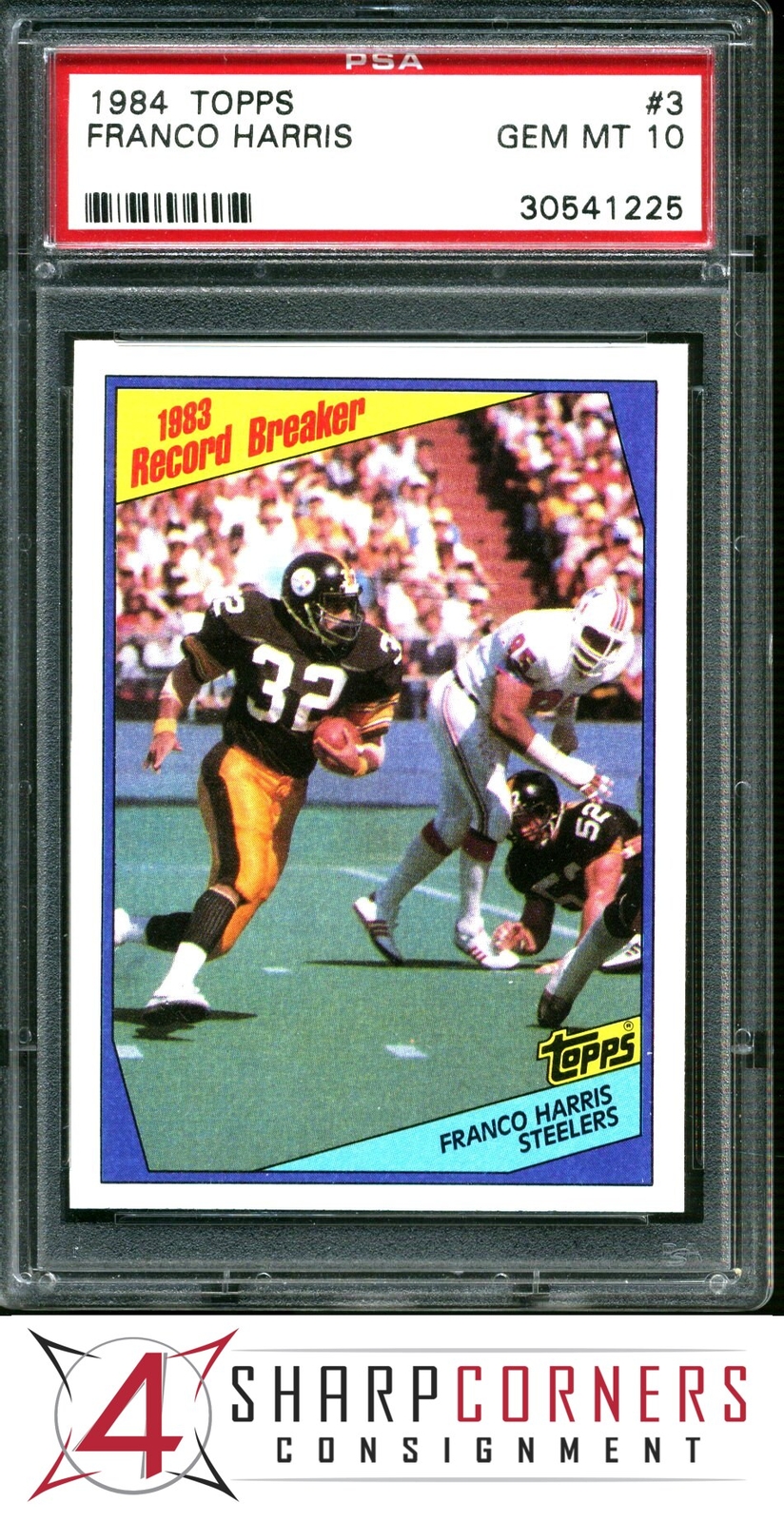 Franco Harris 1984 Topps #3 Record Breaker Price Guide - Sports Card ...