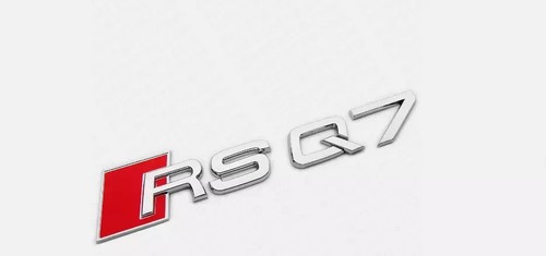 CHROME RSQ7 FOR AUDI RSQ7 REAR TRUNK EMBLEM BADGE NAME DECAL LETTER ...