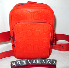 Coach Leather Orange Bags for Men for sale | eBay