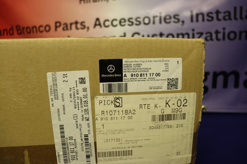 Genuine Mercedes-Benz Mirror Base - Left 9108111700 for sale online | eBay