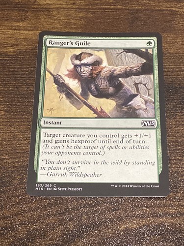 Ranger's Guile 2015 (M15) 193/269 MTG Magic The Gathering D6946* | eBay