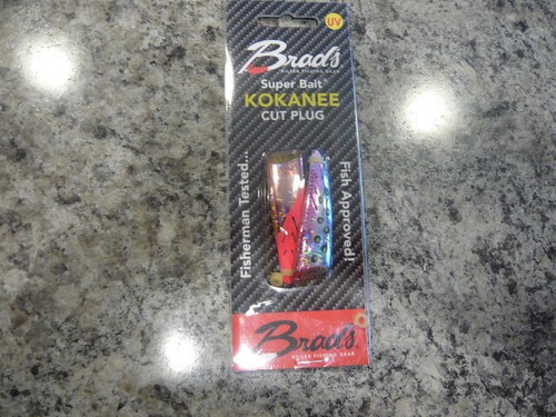 BRAD’S KOKANEE Super Bait Cut Plug UV “SUGAR MAMA''''' PINK MAGIC " NEW ...
