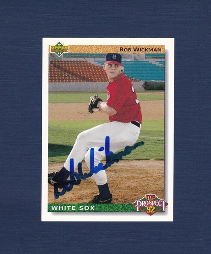 Bob Wickman signed Chicago White Sox 1992 Upper Deck baseball card | eBay