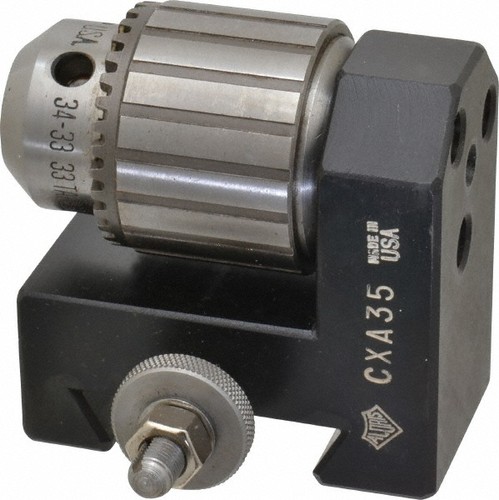 Aloris CXA35 No.35 Drill Chuck QC Tool Post Holder, 13 to 18" Lathe ...