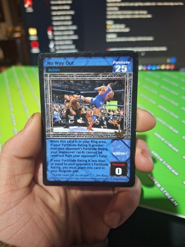 No Way Out (WWE Raw Deal Action Card) – Fortitude 25 – 2002 Comic ...