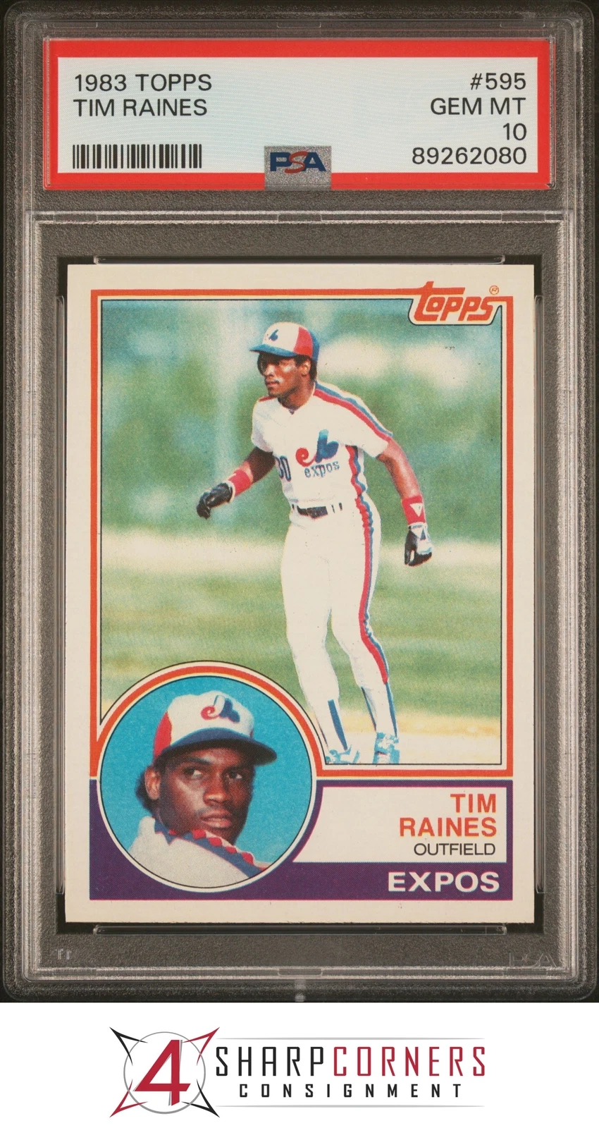 Tim Raines 1983 Topps #595 Base Price Guide - Sports Card Investor