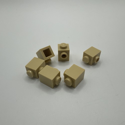 LEGO Parts Brick Modified 1 x 1 Stud 1 Side 87087 [6 pieces] Tan | eBay