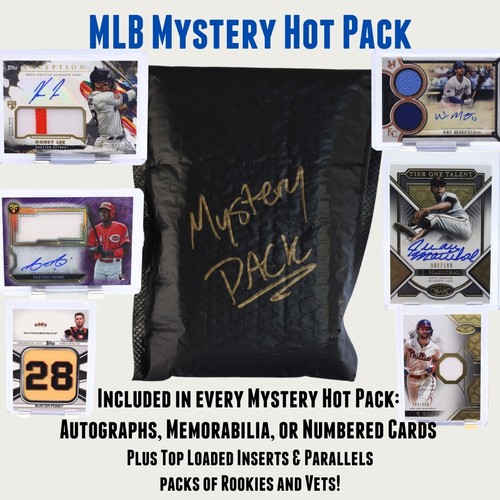 MLB Mystery Hot Pack - Baseball Cards - Autographs, Memorabilia, #'d ...