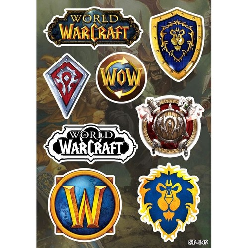 World of Warcraft Sticker Pack | WoW Alliance Horde Political Factions ...