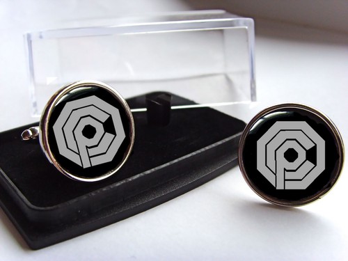 ROBOCOP OCP OMNI PRODUCTS BADGE SYMBOL MENS CUFFLINKS CUFF LINKS GIFT ...