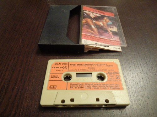 musicassetta GIORGIO MORODER BATTLESTAR GALACTICA ME.AI 3095 (1978) NEW ...