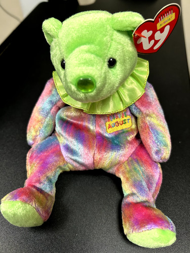 Ty Beanie Baby August Birthday Bear Collection w/Ruffles | eBay