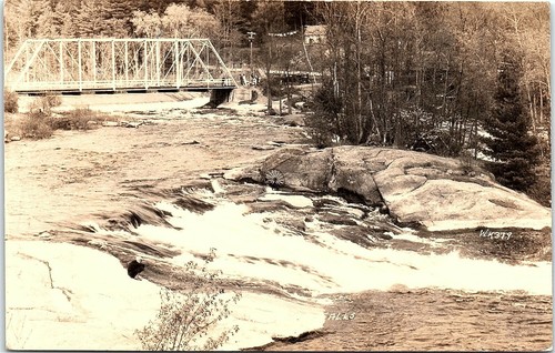 RPPC WI Keshena Falls Menominee Indian Reservation Wolf River Real ...