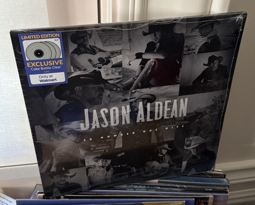 Jason Aldean - 30 Number One Hits LTD Coke Bottle Clear Vinyl 3xLP ...