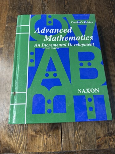 Saxon Advanced Mathematics Teachers Edition Hardcover 9780939798384| eBay