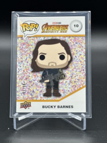 2023 Funko Pop Marvel Upper Deck #10 SSP Bucky Barnes Confetti Bomb ...