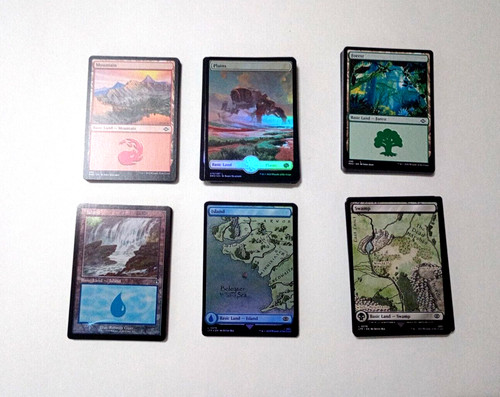 MTG Basic Lands Card Lot x119 - Foils, Full Art, Normal | eBay