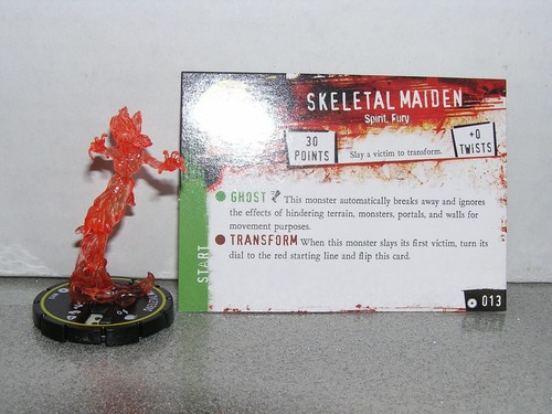 Horrorclix Base Set HRC-013 Skeletal Maiden | eBay