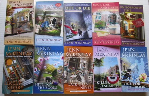 10 Jenn McKinlay~ LOT OF 10 "COZY" LIBRARY LOVER'S MYSTERIES ~ | eBay