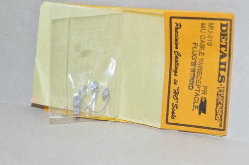 HO scale PARTS Details West locomotive MU-219 mu cable w/ receptacle ...