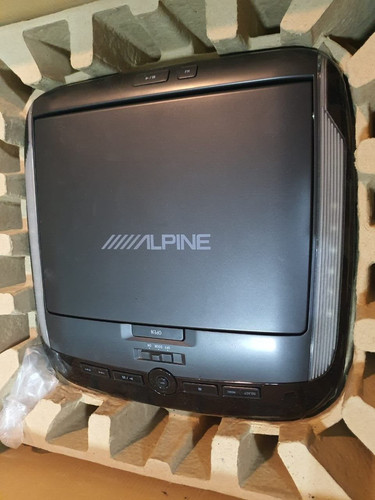 Alpine Tmx-r2000 DVD Player Screen W/ 2 Shs-n100 Headphones for sale ...