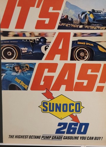 1973 Sunoco 260 Gas Fuel High Octane Print Ad | eBay