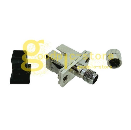 NEW Optical Fiber Connector SMA Female-SC Female Hybrid Adapter Flange ...