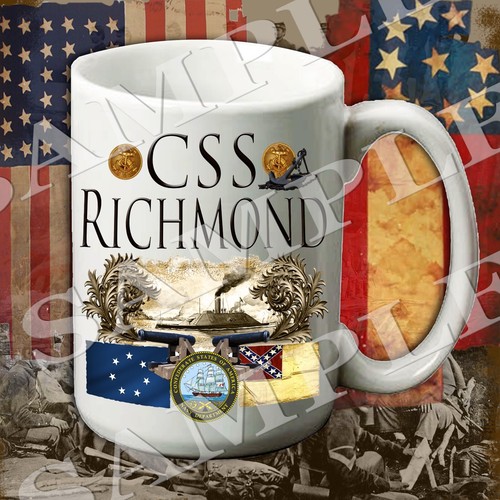 CSS Richmond CSA Naval 15-ounce American Civil War themed coffee mug | eBay