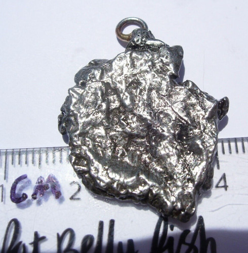 6.40 grams NEW CAMPO DEL CIELO METEORITE polished charm pendant for a ...