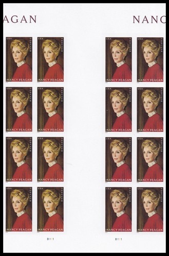 US 5702a Nancy Reagan imperf NDC vert gutter block 16 MNH 2022 | eBay