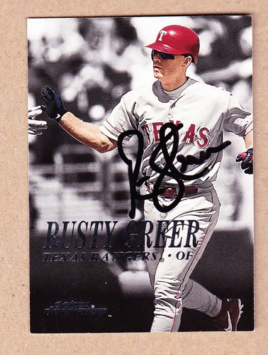 Rusty Greer signed 2000 Skybox Dominion card # 249-Texas Rangers | eBay