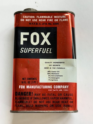 Cox Type Model Airplane Car Engine Fuel can | eBay