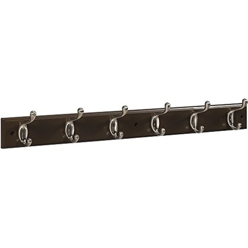 National Hardware S827-113 B8170 Hookrail in Nickel , 27" x 0.6" x 2.75 ...