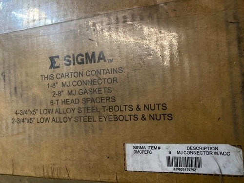 SIGMA Foster 8 in. Mechanical Joint 350 psi Epoxy Ductile Iron Coupling ...