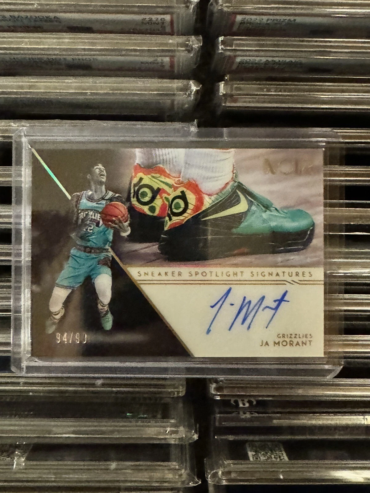 Ja Morant 2020 Noir #SSP-JAM Sneaker Spotlight Signatures /99 Price ...