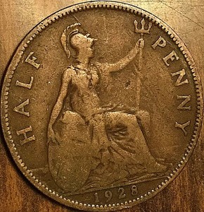Circulated 1928 Year UK Half Pennies for sale | eBay