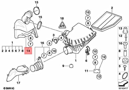 Genuine BMW E60 E61 520i 520Li Sedan Wagon Rubber boot 13717571463 for ...