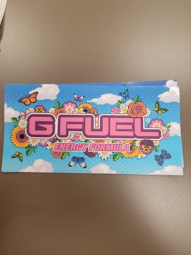 Gfuel Gamma Lab Sticker Apring Pixel Flowers | eBay